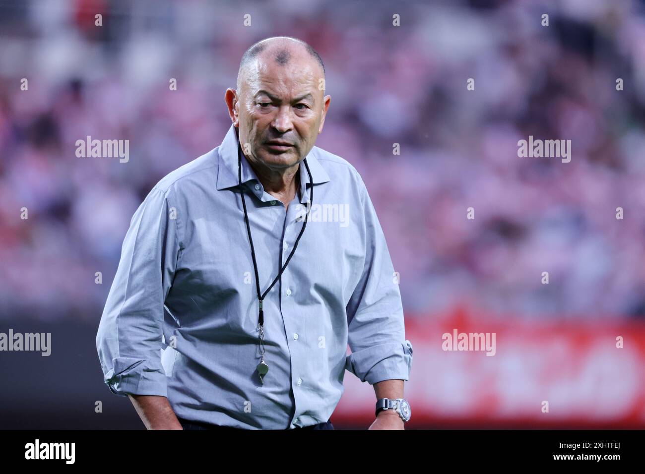 Sendai, Japan. 13th July, 2024. Eddie Jones (JPN) Rugby : Lipovitan D ...