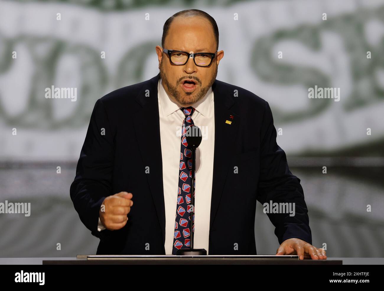 Milwaukee, United States. 15th July, 2024. Bob Unanue, CEO of Goya ...