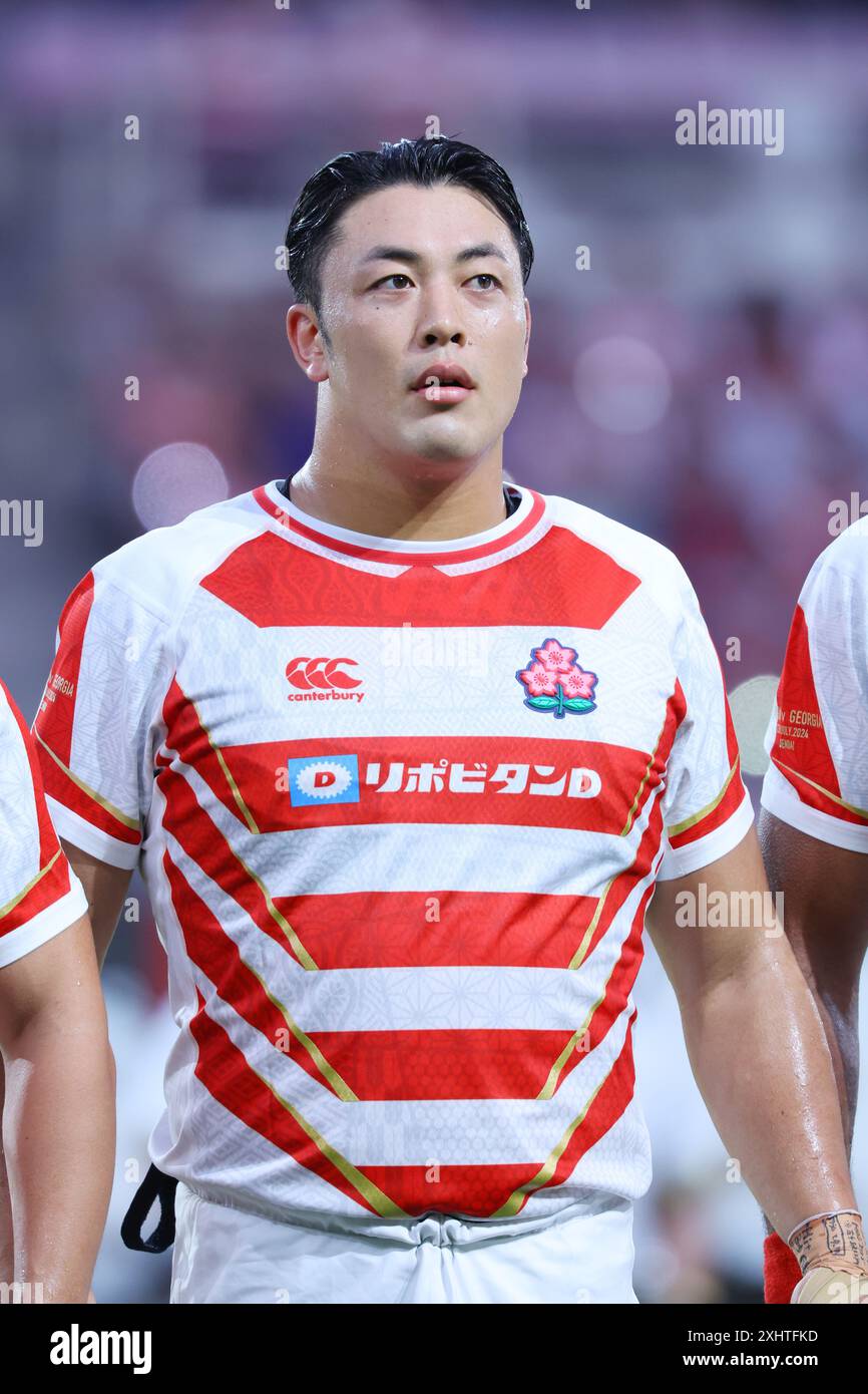 Sendai, Japan. 13th July, 2024. Takayoshi Mohara (JPN) Rugby ...