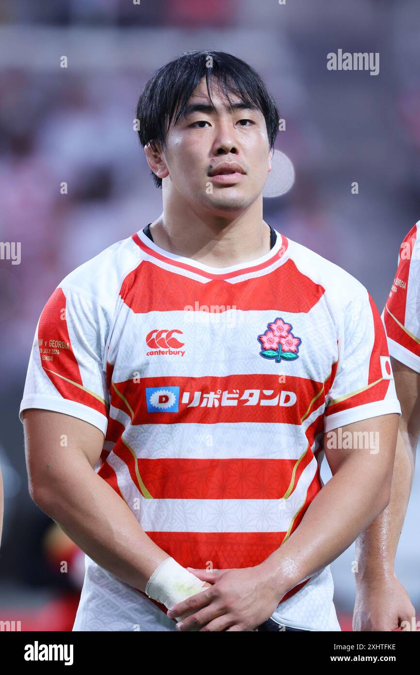 Sendai, Japan. 13th July, 2024. Mamoru Harada (JPN) Rugby : Lipovitan D ...