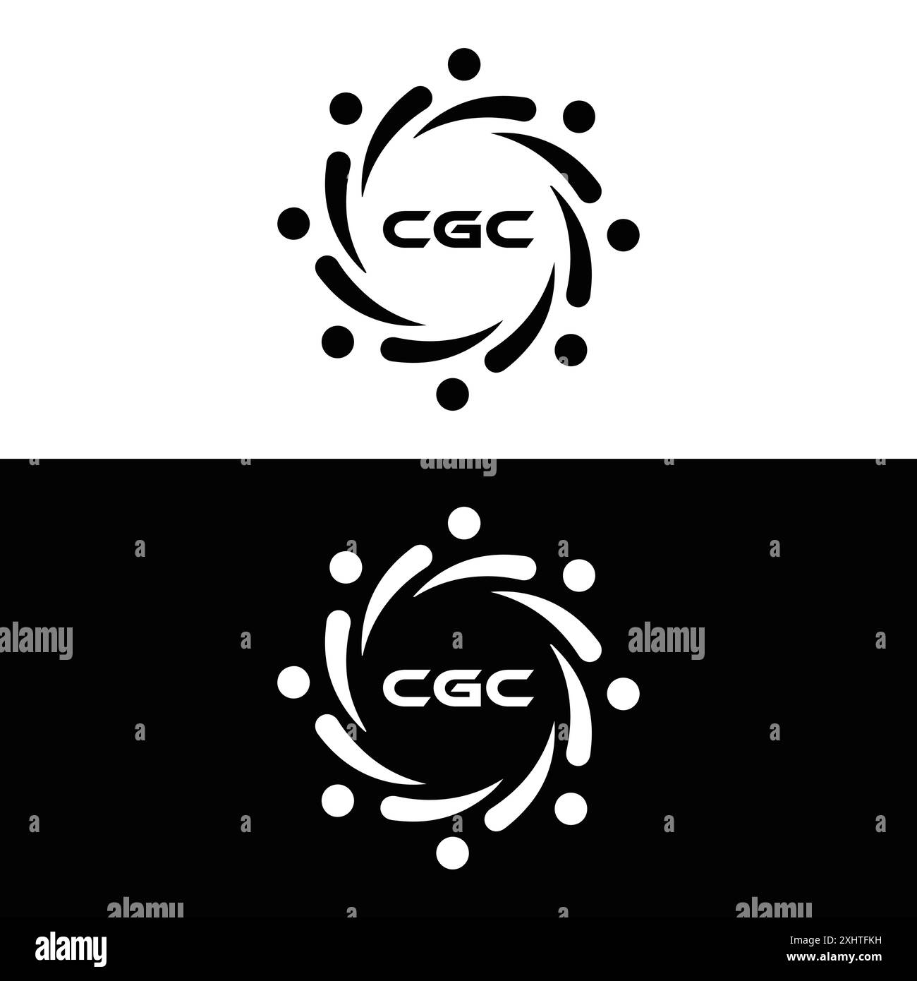 CGC logo. C G C design. White CGC letter. CGC, C G C letter logo design ...
