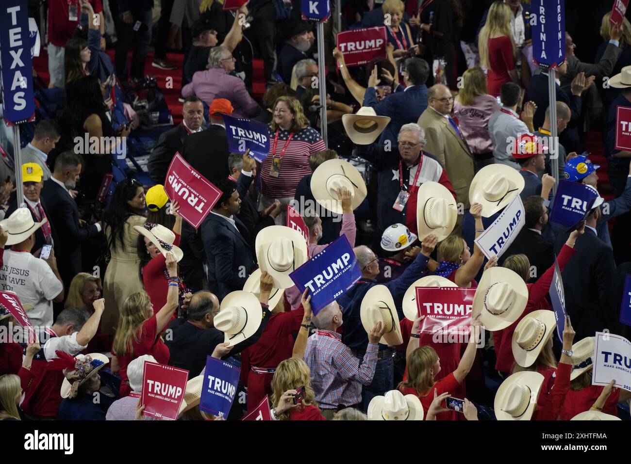 (240716) -- MILWAUKEE, July 16, 2024 (Xinhua) -- This photo taken on ...