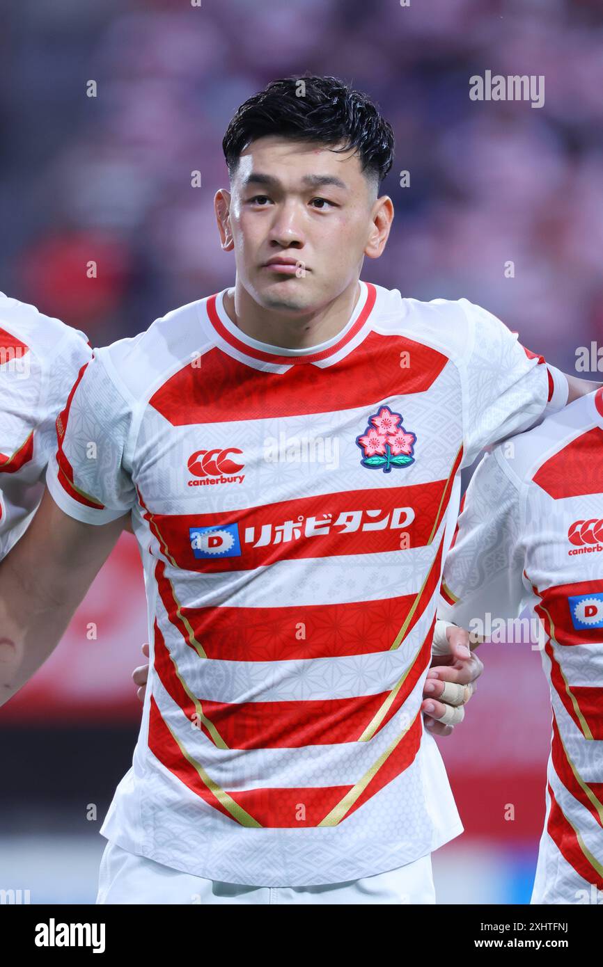 Sendai, Japan. 13th July, 2024. Seungsin Lee (JPN) Rugby : Lipovitan D ...