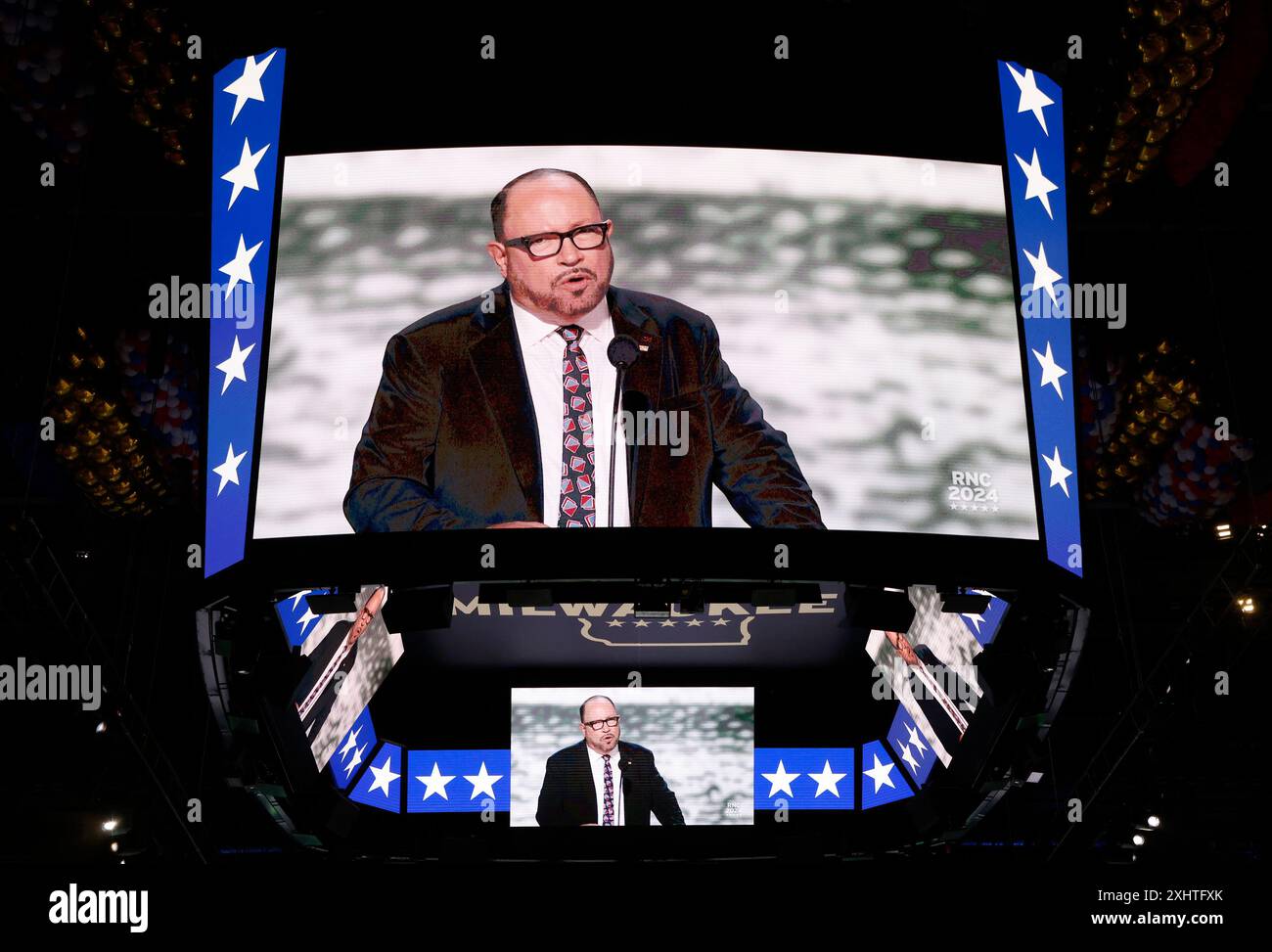 Milwaukee, United States. 15th July, 2024. Bob Unanue, CEO of Goya ...