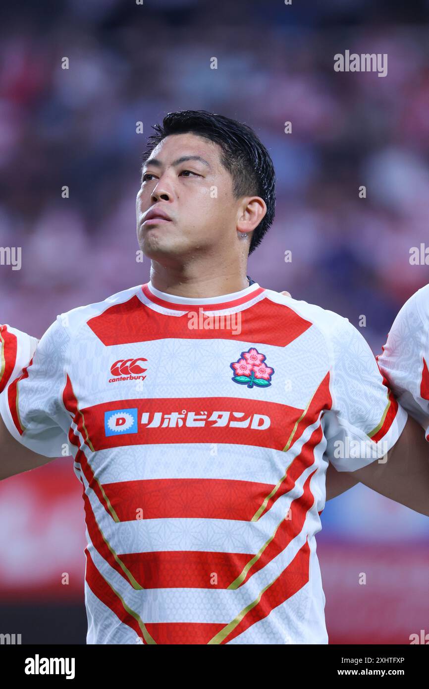 Sendai, Japan. 13th July, 2024. Atsushi Sakate (JPN) Rugby : Lipovitan ...