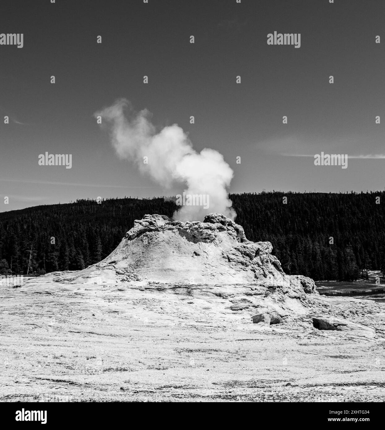Geothermal vapor Black and White Stock Photos & Images - Alamy