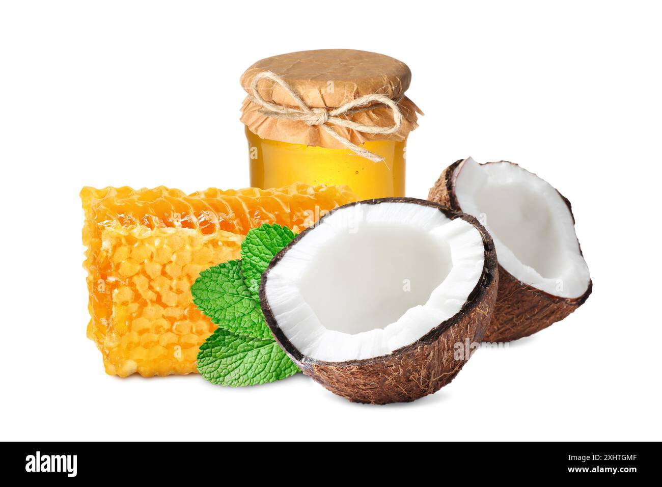 Coconut and honey Cut Out Stock Images & Pictures - Alamy
