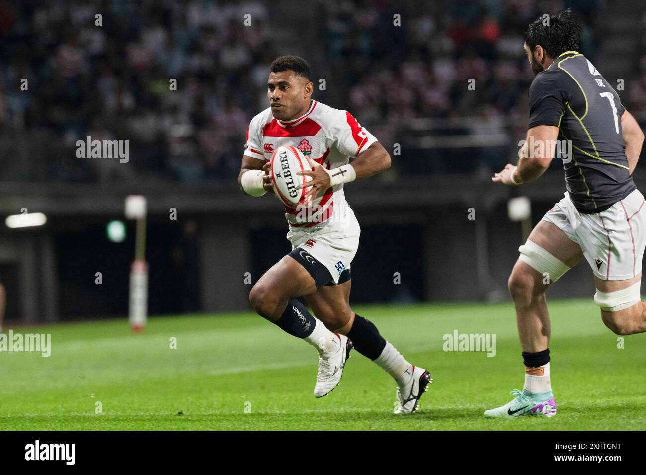 Miyagi, Japan. 13th July, 2024. /Jone Naikabula (JPN) Rugby : Rugby ...