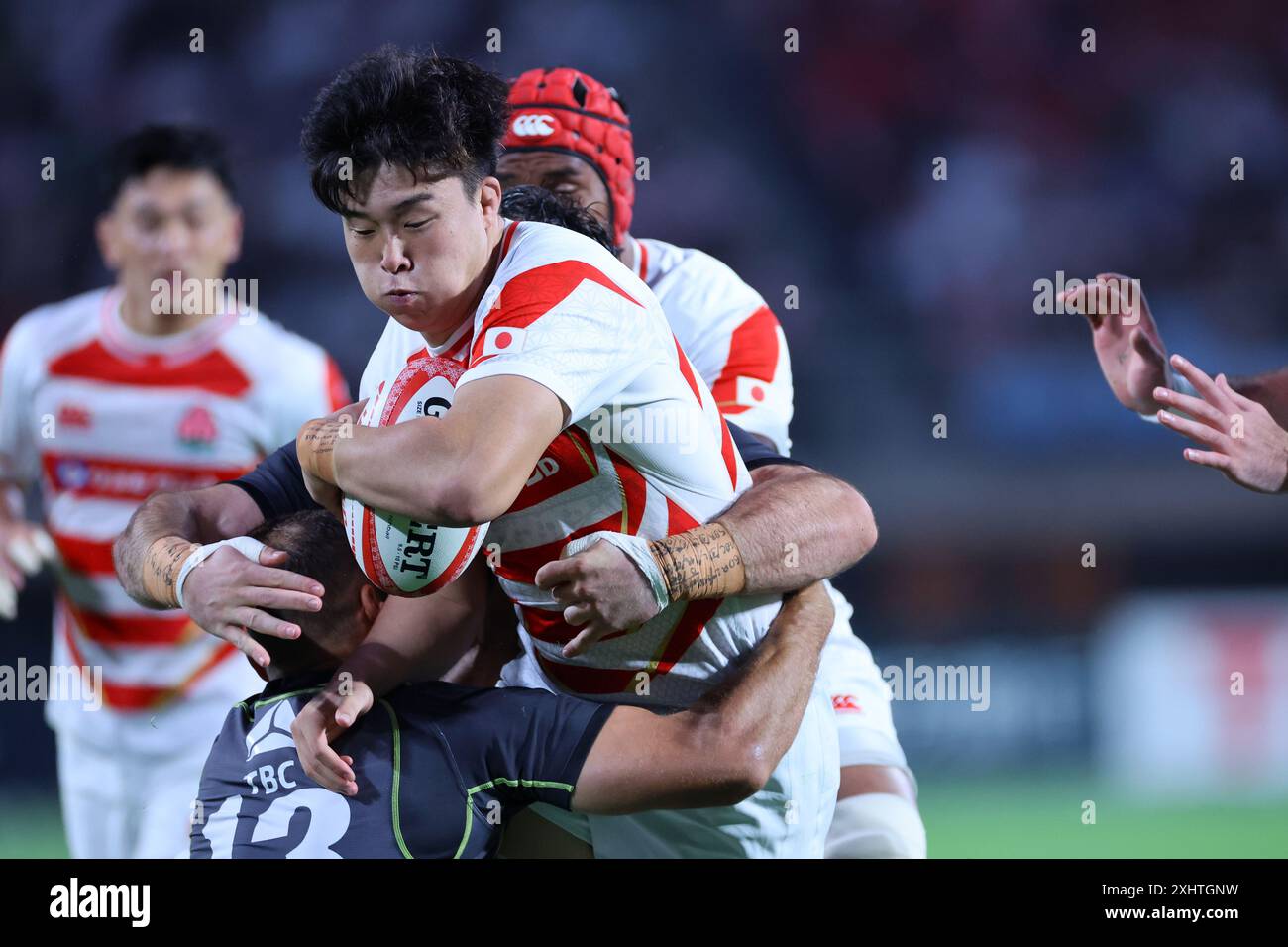 Sendai, Japan. 13th July, 2024. Kanji Shimokawa (JPN) Rugby : Lipovitan ...