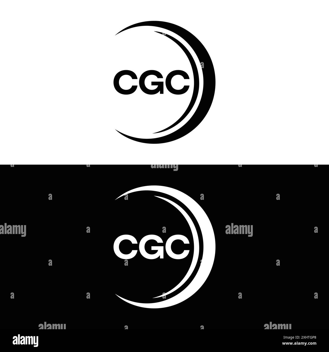 CGC logo. C G C design. White CGC letter. CGC, C G C letter logo design ...