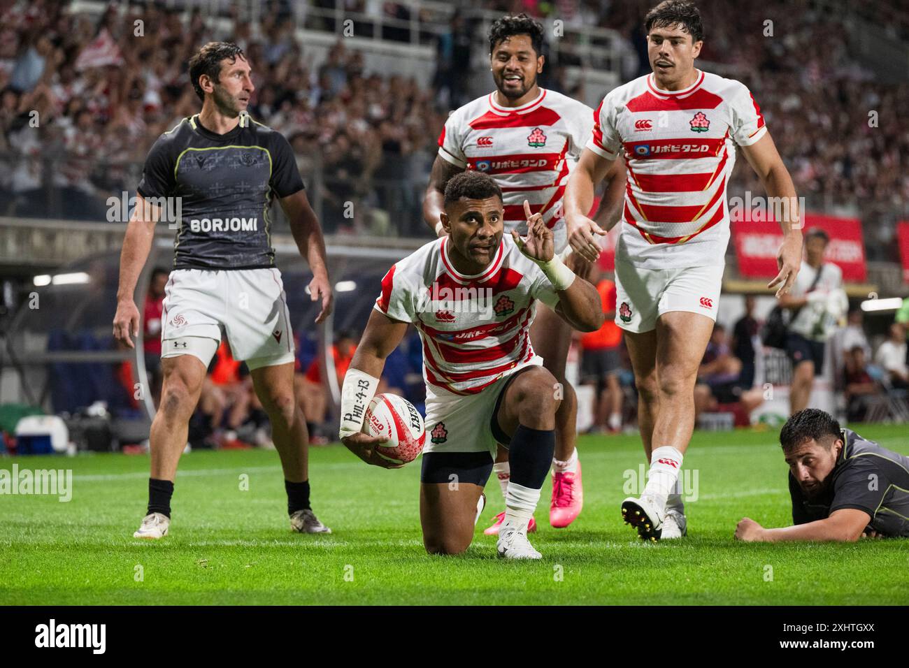 Miyagi, Japan. 13th July, 2024. /Jone Naikabula (JPN) Rugby : Rugby ...