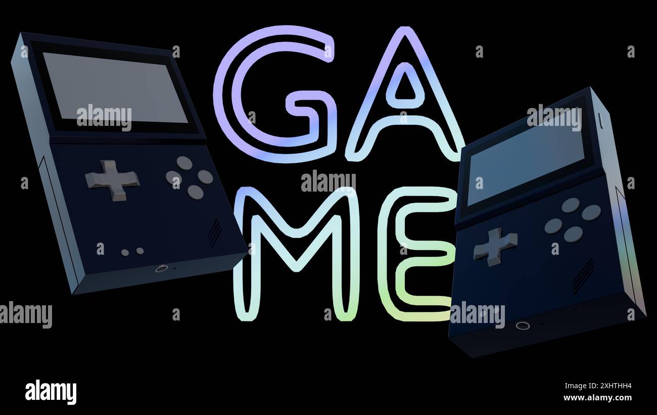 This 3D animation of a classic game console reimagined in a dazzling ...