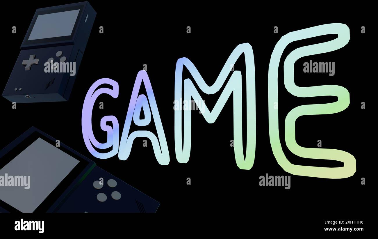 This 3D animation of a classic game console reimagined in a dazzling ...