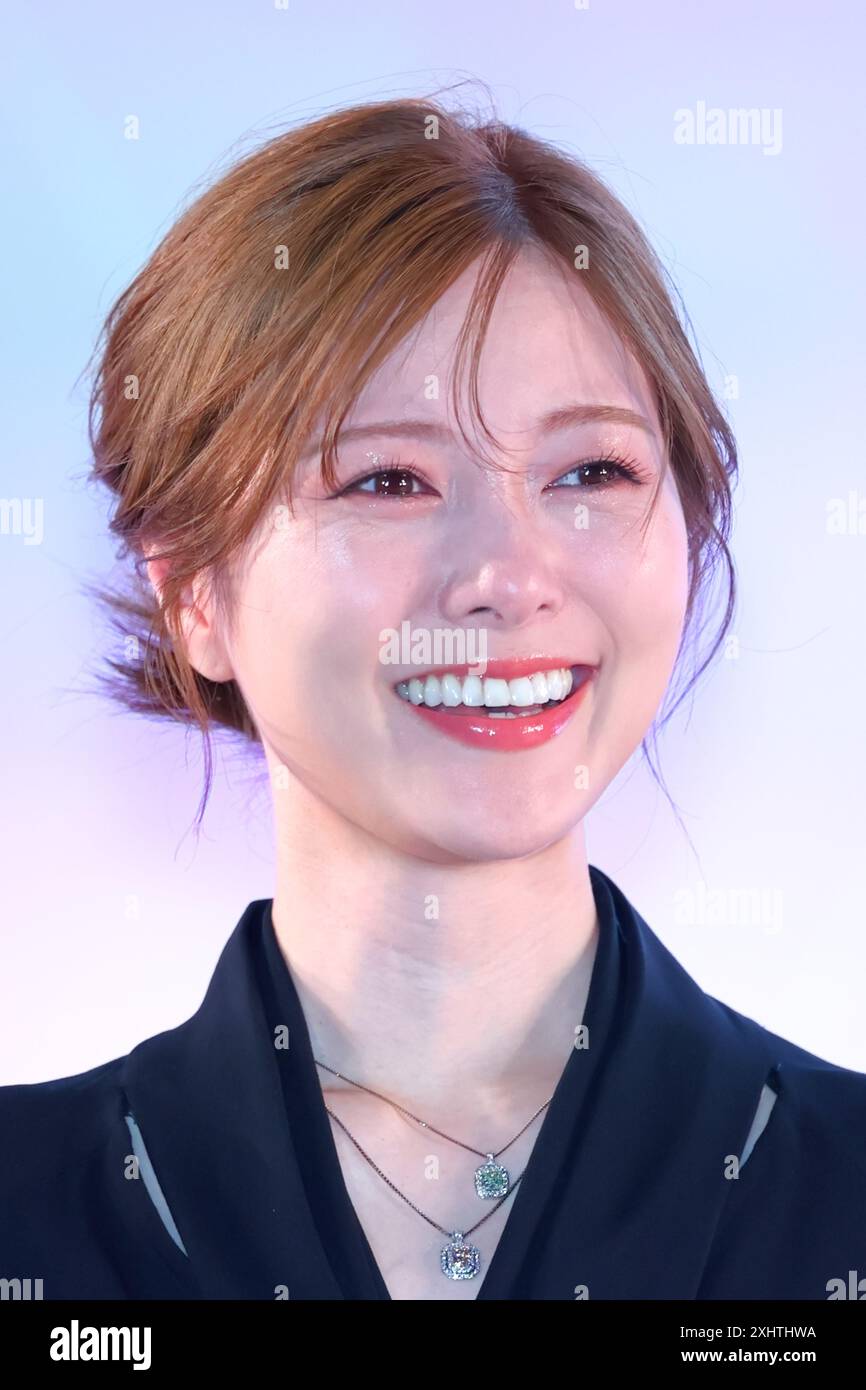 Mai Shiraishi, July 12, 2024 : The 35th Japan Best Jewellery Wearer Awards ceremony in Tokyo ...