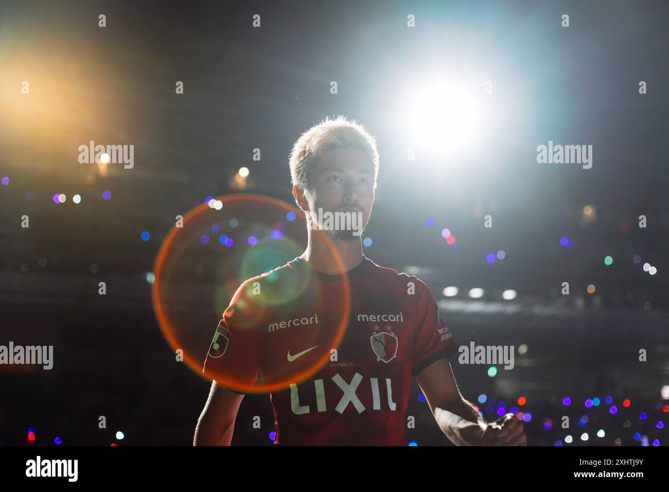 Kanagawa, Japan. 14th July, 2024. Yuma Suzuki (Antlers) Football/Soccer ...