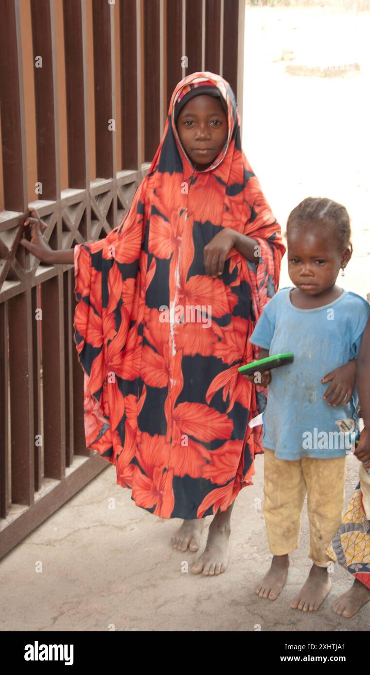 Children, Entrance, Yankari Game Reserve, Bauchi State, Nigeria, Africa ...