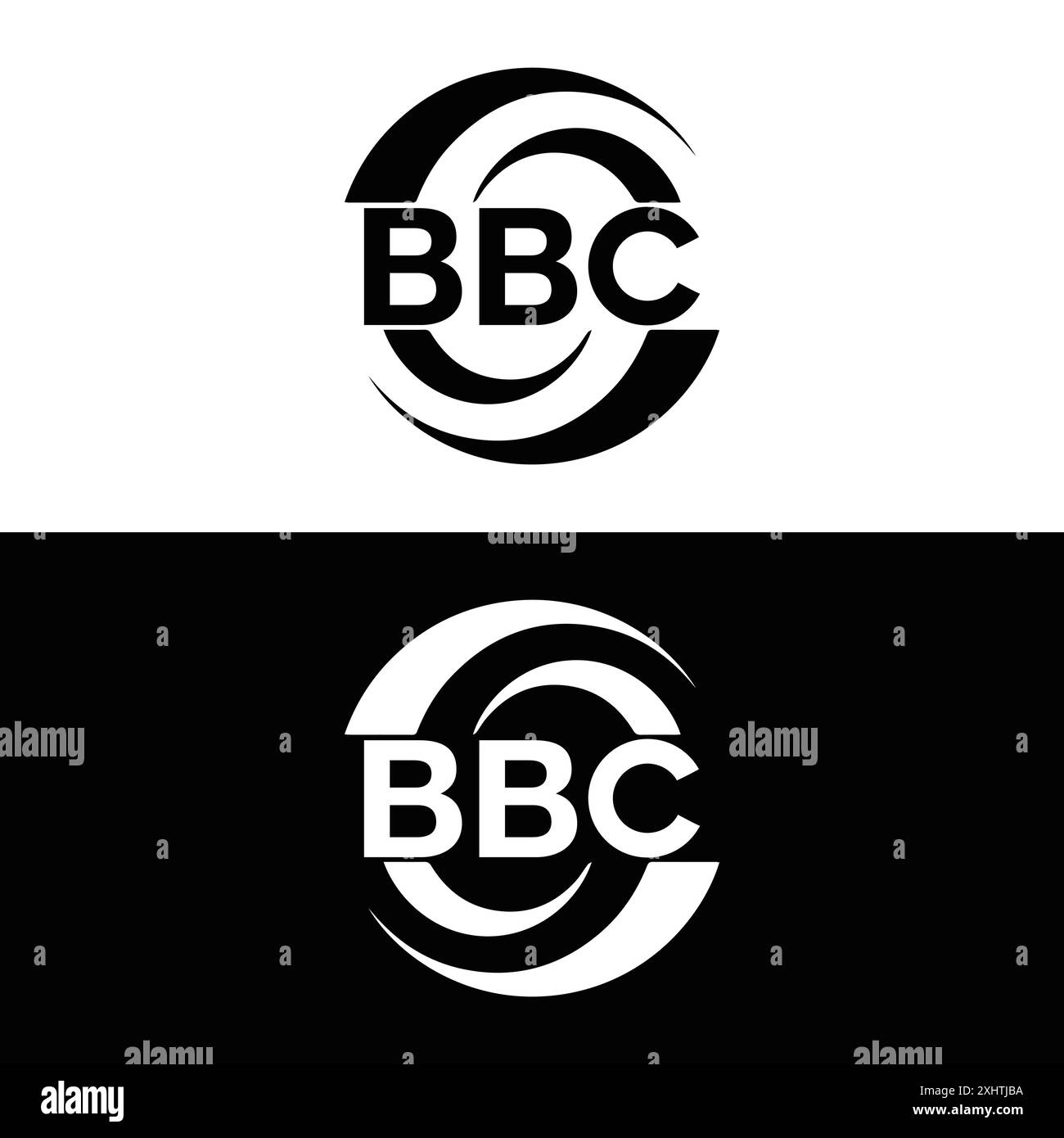 BBC logo. B B C design. White BBC letter. BBC, B B C letter logo design ...