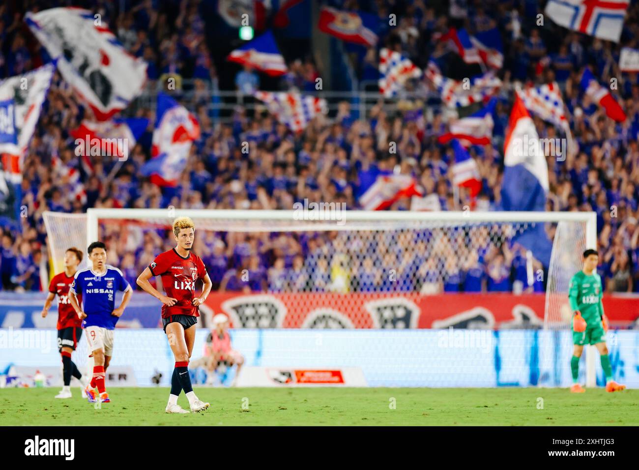 Kanagawa, Japan. 14th July, 2024. Yuma Suzuki (Antlers) Football/Soccer ...