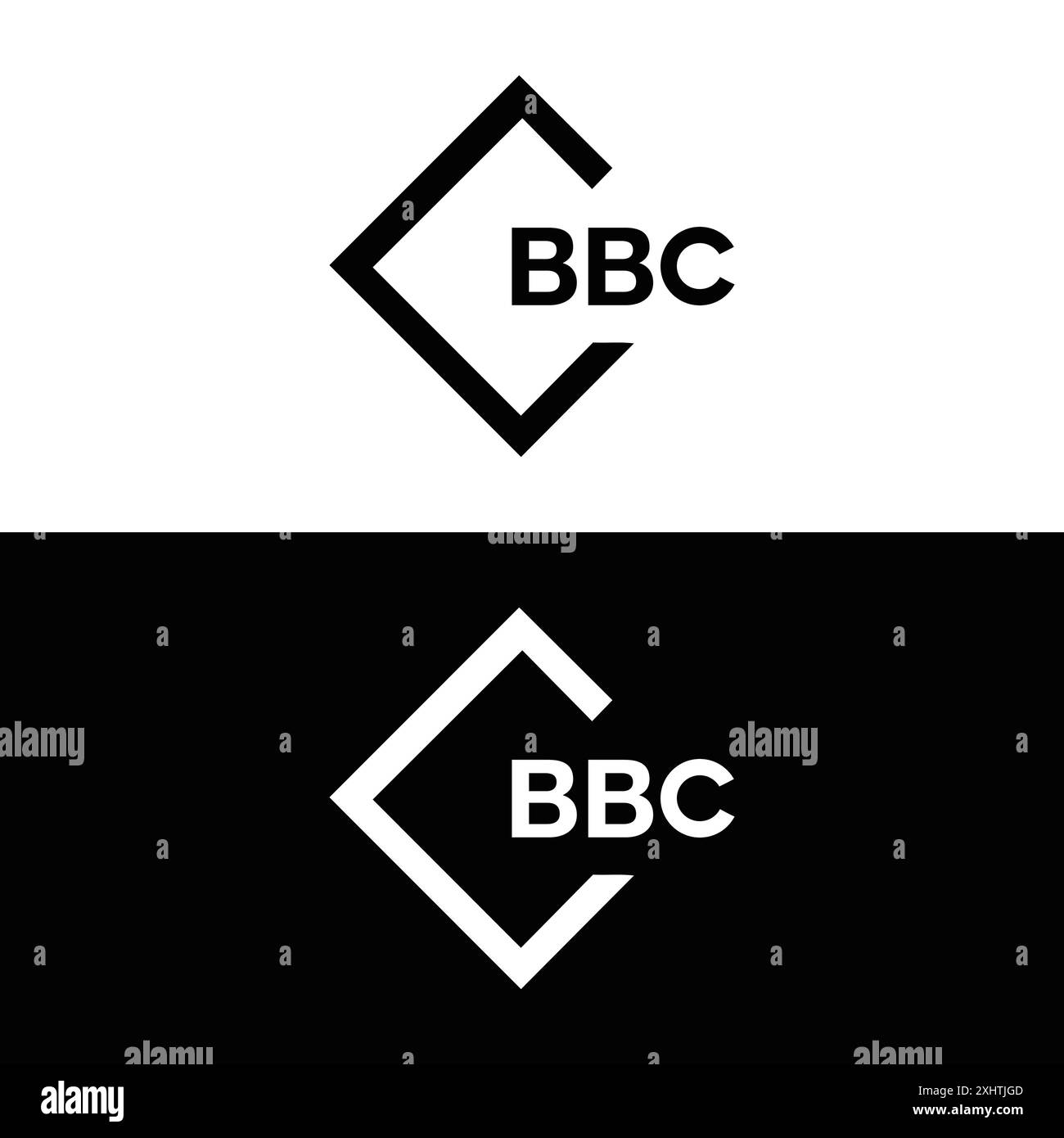 BBC logo. B B C design. White BBC letter. BBC, B B C letter logo design ...