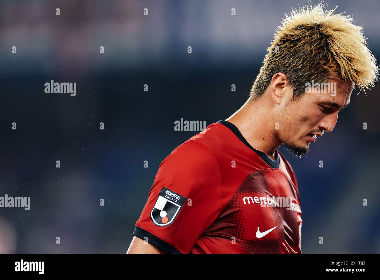 Kanagawa, Japan. 14th July, 2024. Yuma Suzuki (Antlers) Football/Soccer ...