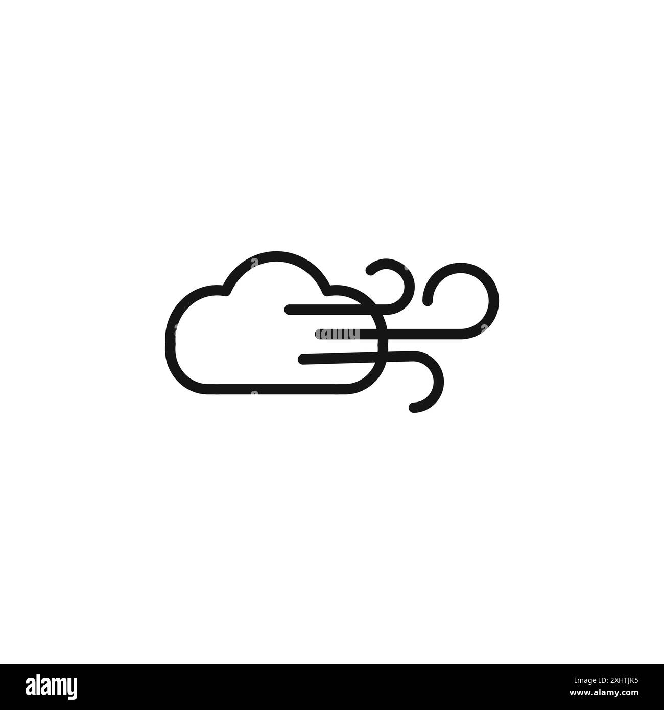 Blowing wind Stock Vector Images - Alamy