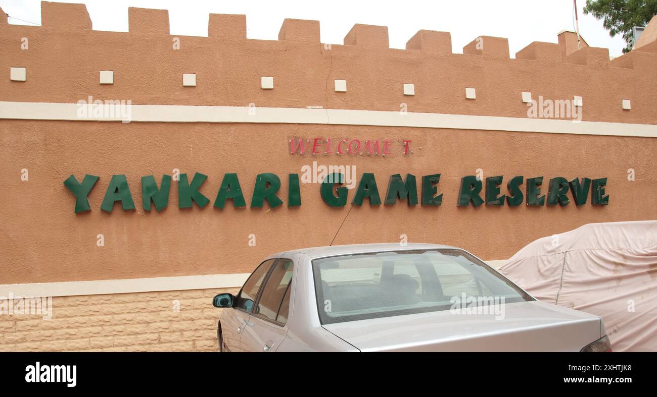 Entrance, Yankari Game Reserve, Bauchi State, Nigeria, Africa. Yankari ...
