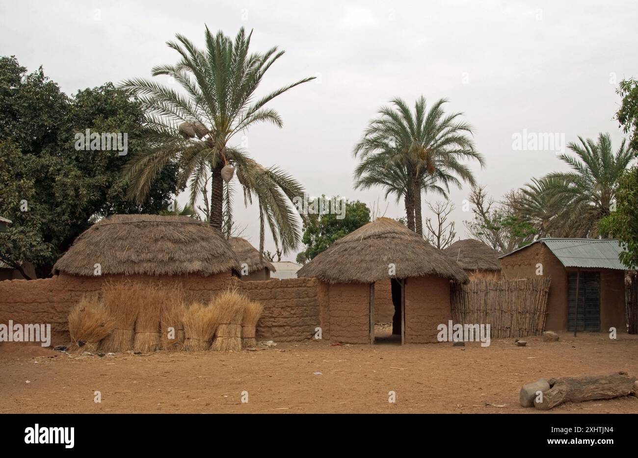 Homestead, Small village, Bauchi State, Nigeria, Africa. Bauchi is the ...