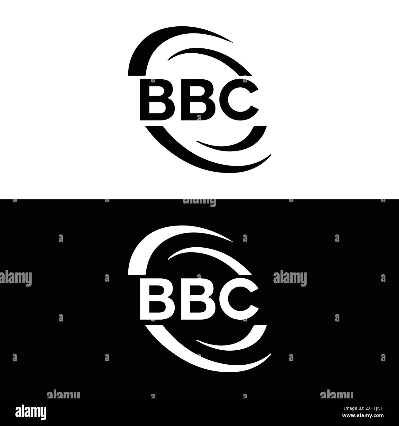 BBC logo. B B C design. White BBC letter. BBC, B B C letter logo design ...