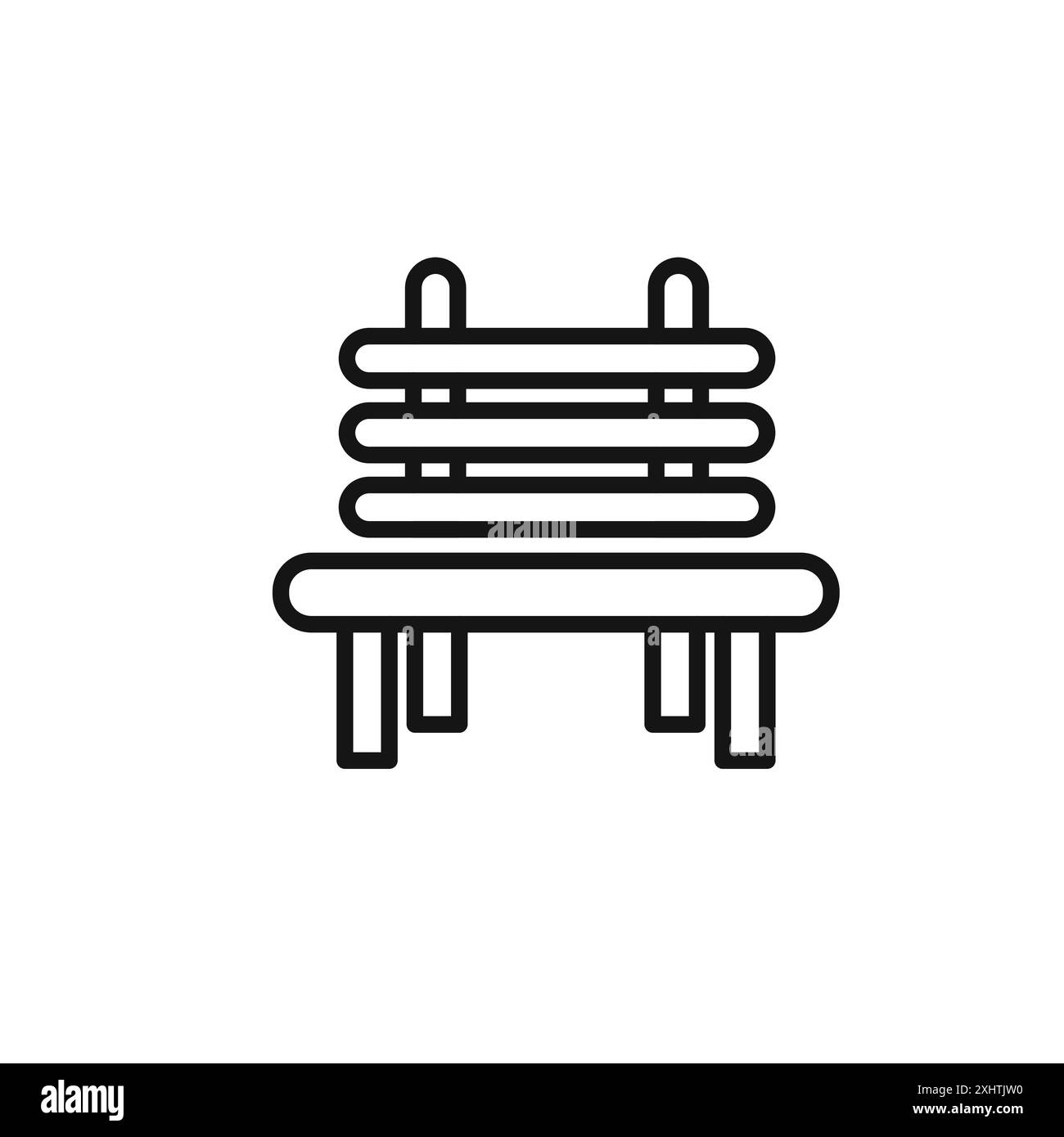 Eco bench Stock Vector Images - Alamy