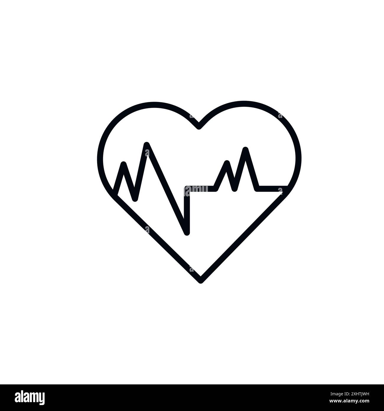 Cardiogram icon set in Cut Out Stock Images & Pictures - Alamy