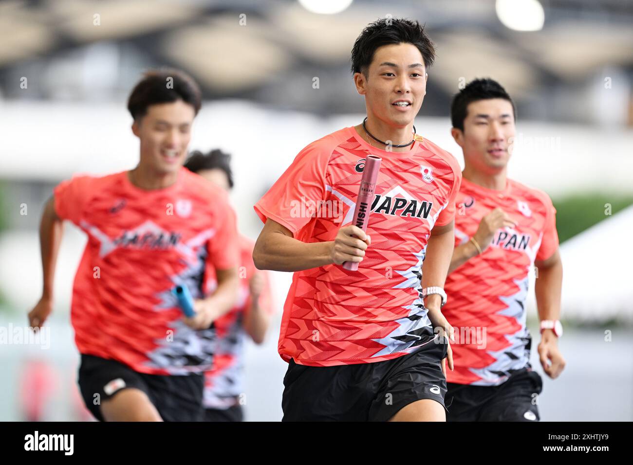 NTC, Tokyo, Japan. 14th July, 2024. (L-R) Koki Ueyama (JPN), Yoshihide ...