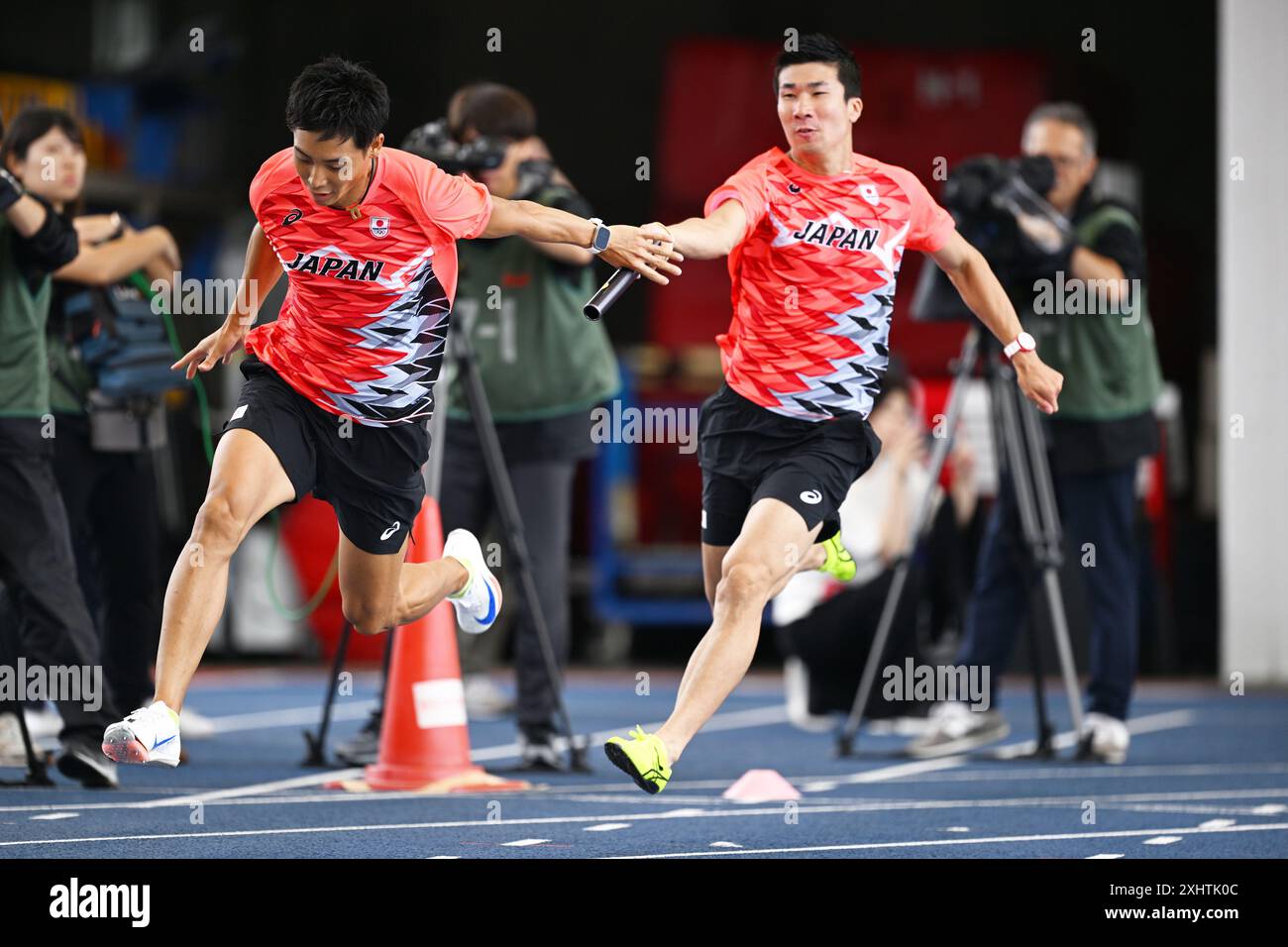 NTC, Tokyo, Japan. 14th July, 2024. (L-R) Koki Ueyama (JPN), Yoshihide ...