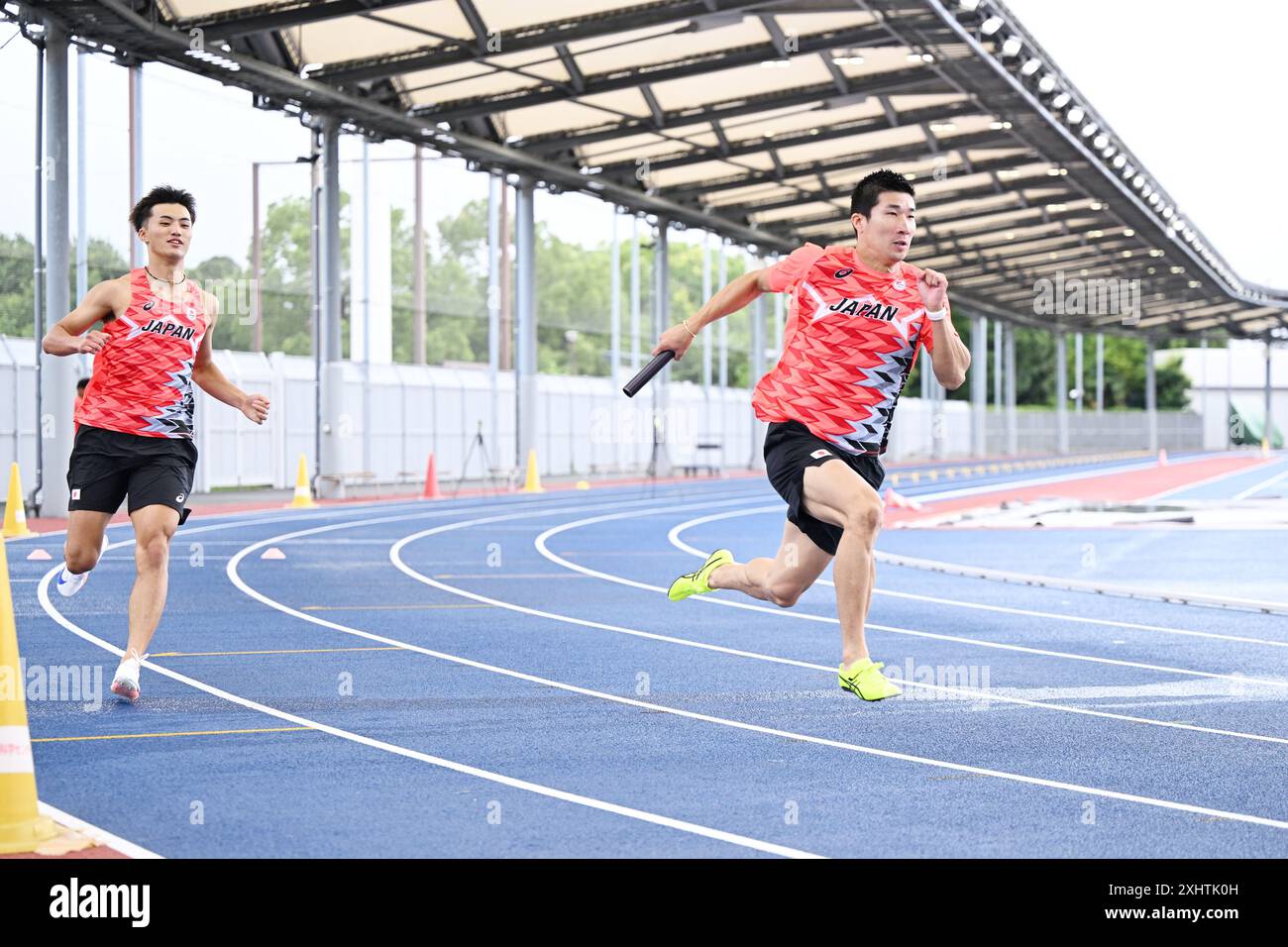 NTC, Tokyo, Japan. 14th July, 2024. (L-R) Hiroki Yanagita, Yoshihide ...
