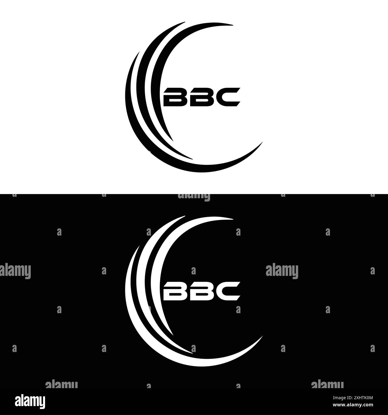 BBC logo. B B C design. White BBC letter. BBC, B B C letter logo design ...