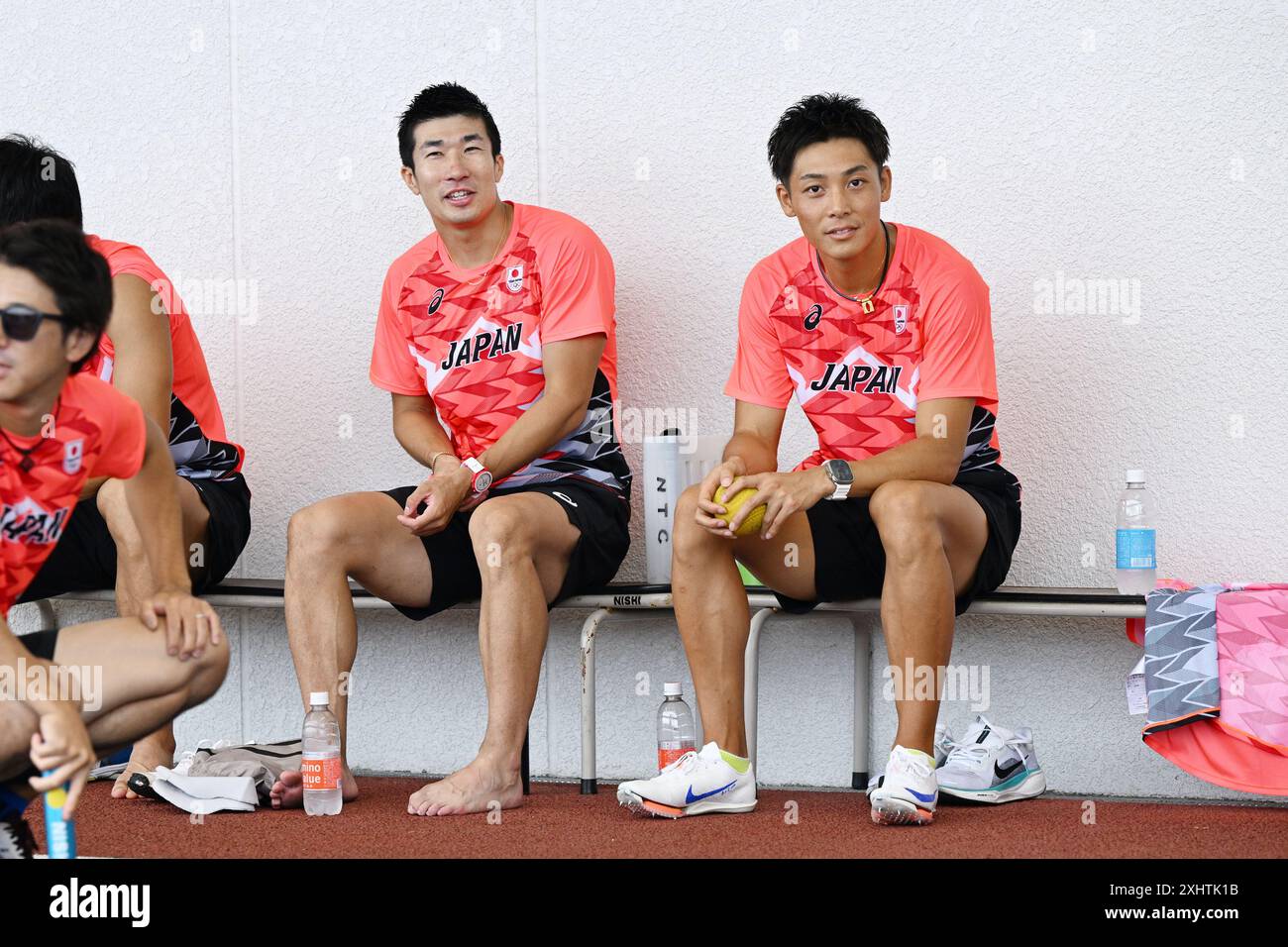 NTC, Tokyo, Japan. 14th July, 2024. (L-R) Yoshihide Kiryu, Koki Ueyama ...