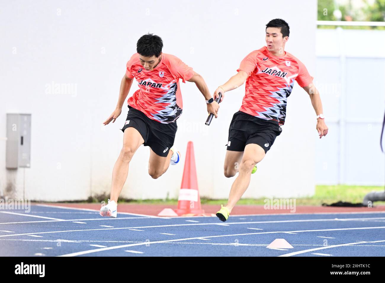 NTC, Tokyo, Japan. 14th July, 2024. (L-R) Koki Ueyama (JPN), Yoshihide ...