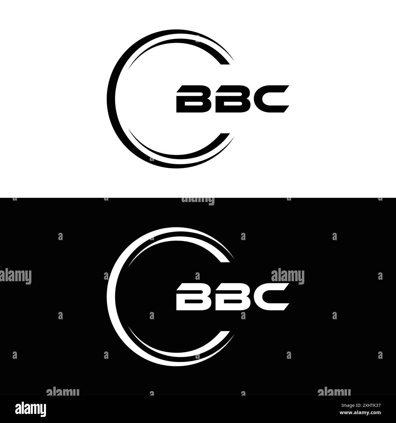 BBC logo. B B C design. White BBC letter. BBC, B B C letter logo design ...