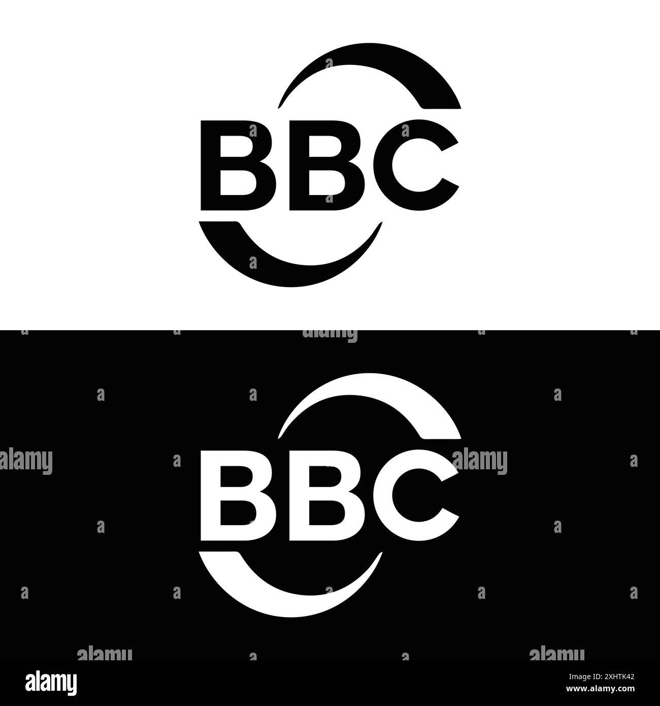 BBC logo. B B C design. White BBC letter. BBC, B B C letter logo design ...