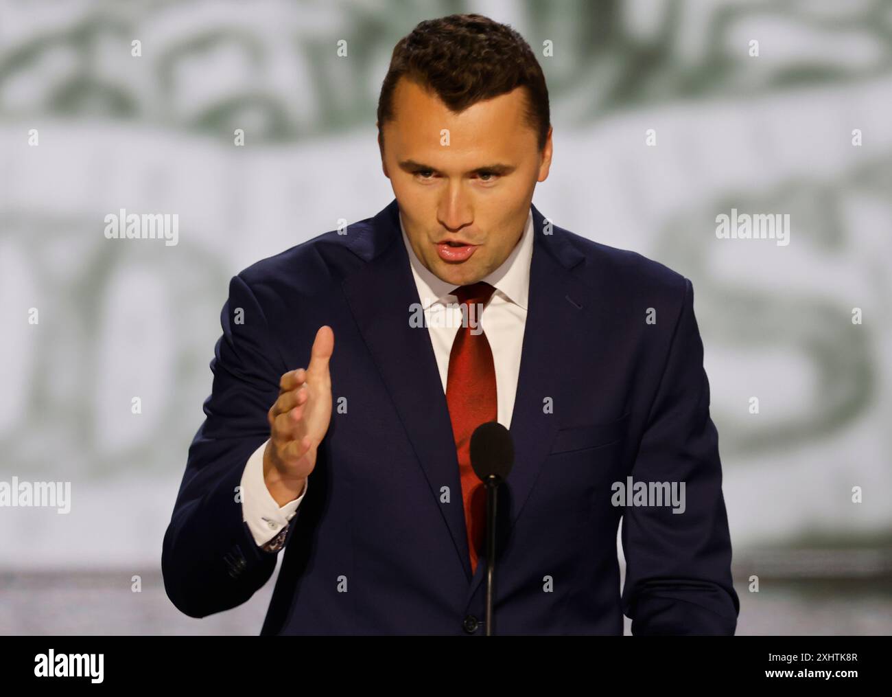 Milwaukee, United States. 15th July, 2024. Charlie Kirk, CEO of ...