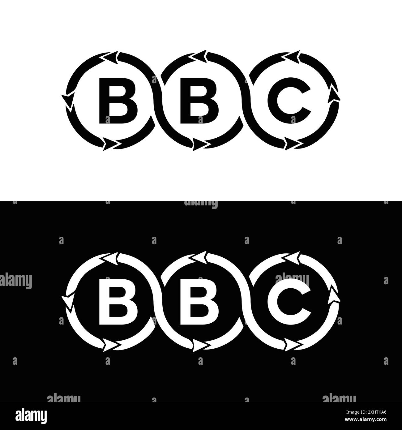 BBC logo. B B C design. White BBC letter. BBC, B B C letter logo design ...