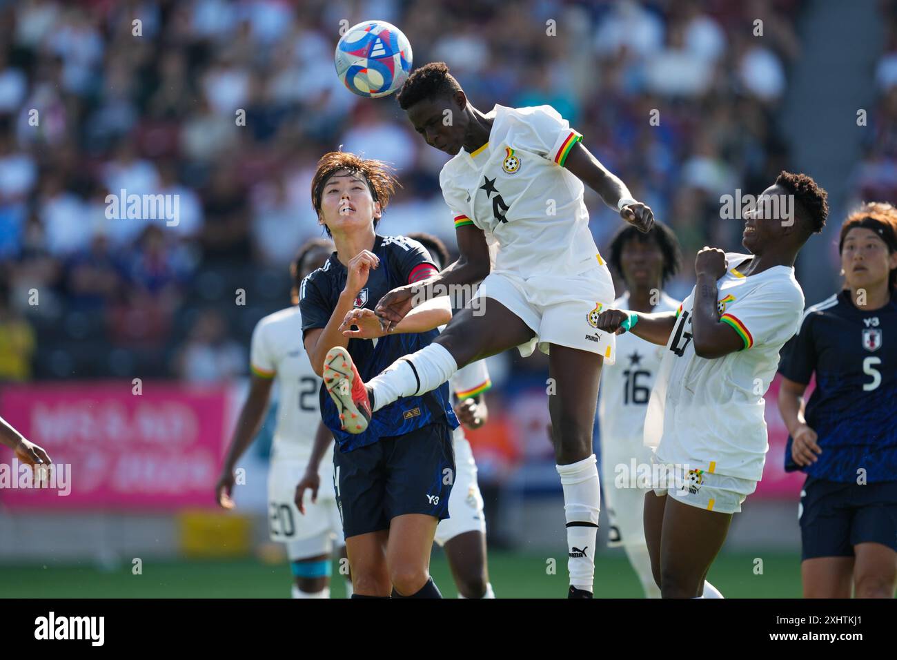 Kanazawa, Ishikawa, Japan. 13th July, 2024. Nina Norshie (GHA) Football ...