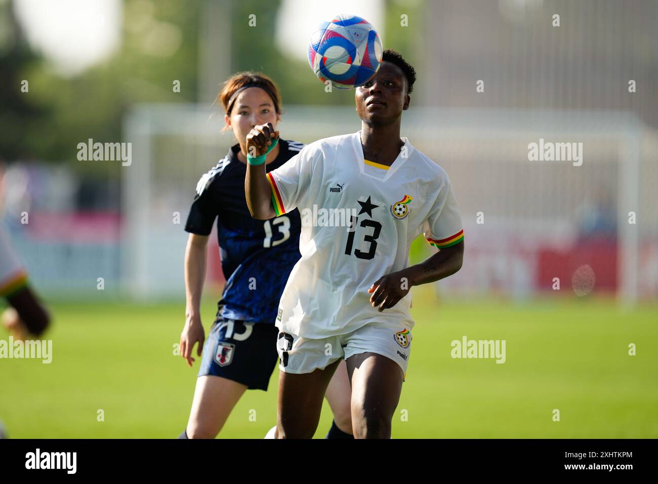 Kanazawa, Ishikawa, Japan. 13th July, 2024. Evelyn Badu (GHA) Football ...
