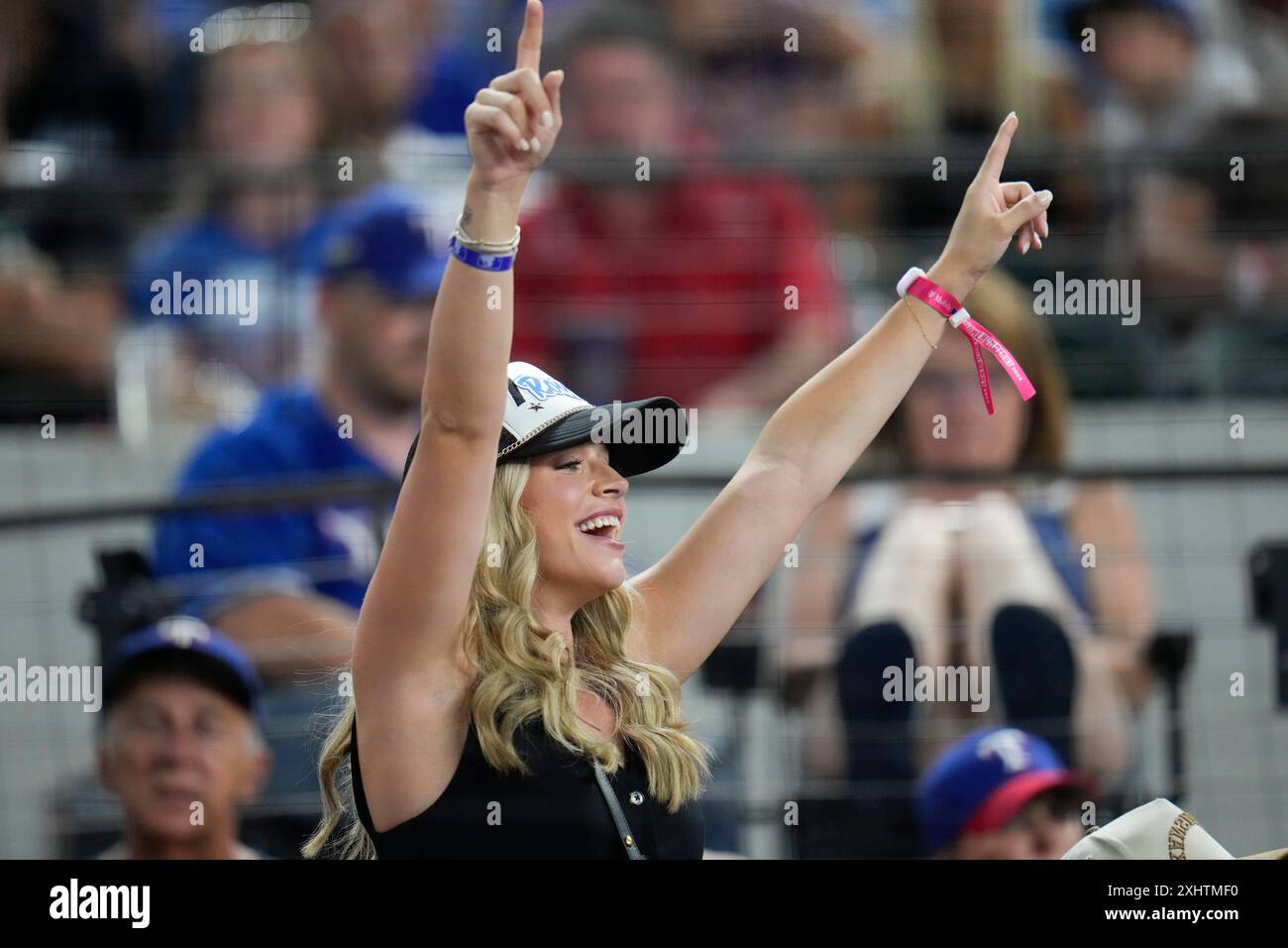 Maggie Black, fiancée of American League's Bobby Witt Jr., of the ...