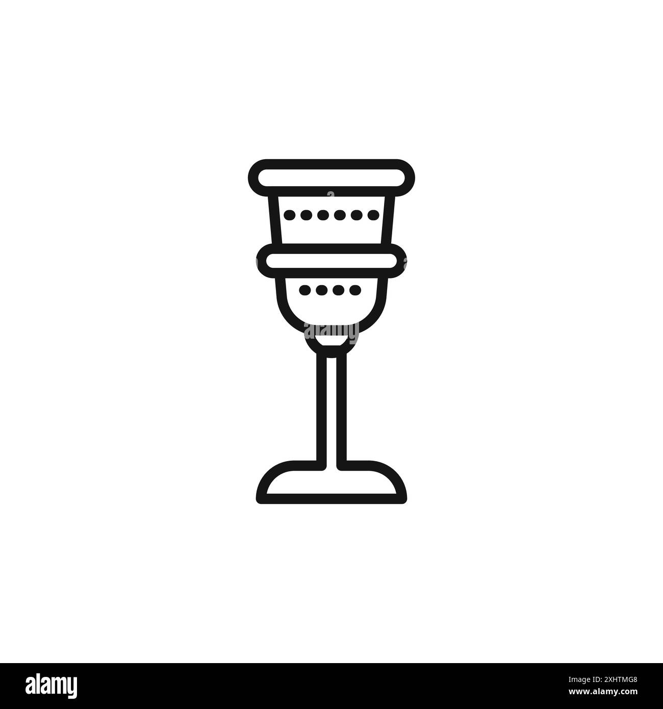 Holy chalice icon outline collection or set in black and white Stock Vector Image & Art - Alamy