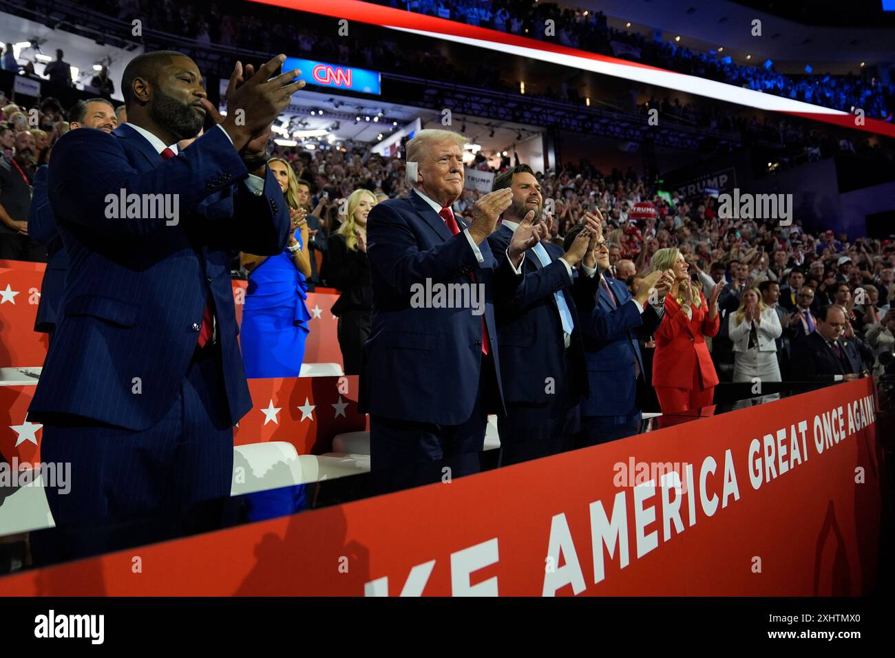 Republican presidential candidate former President Donald Trump and ...