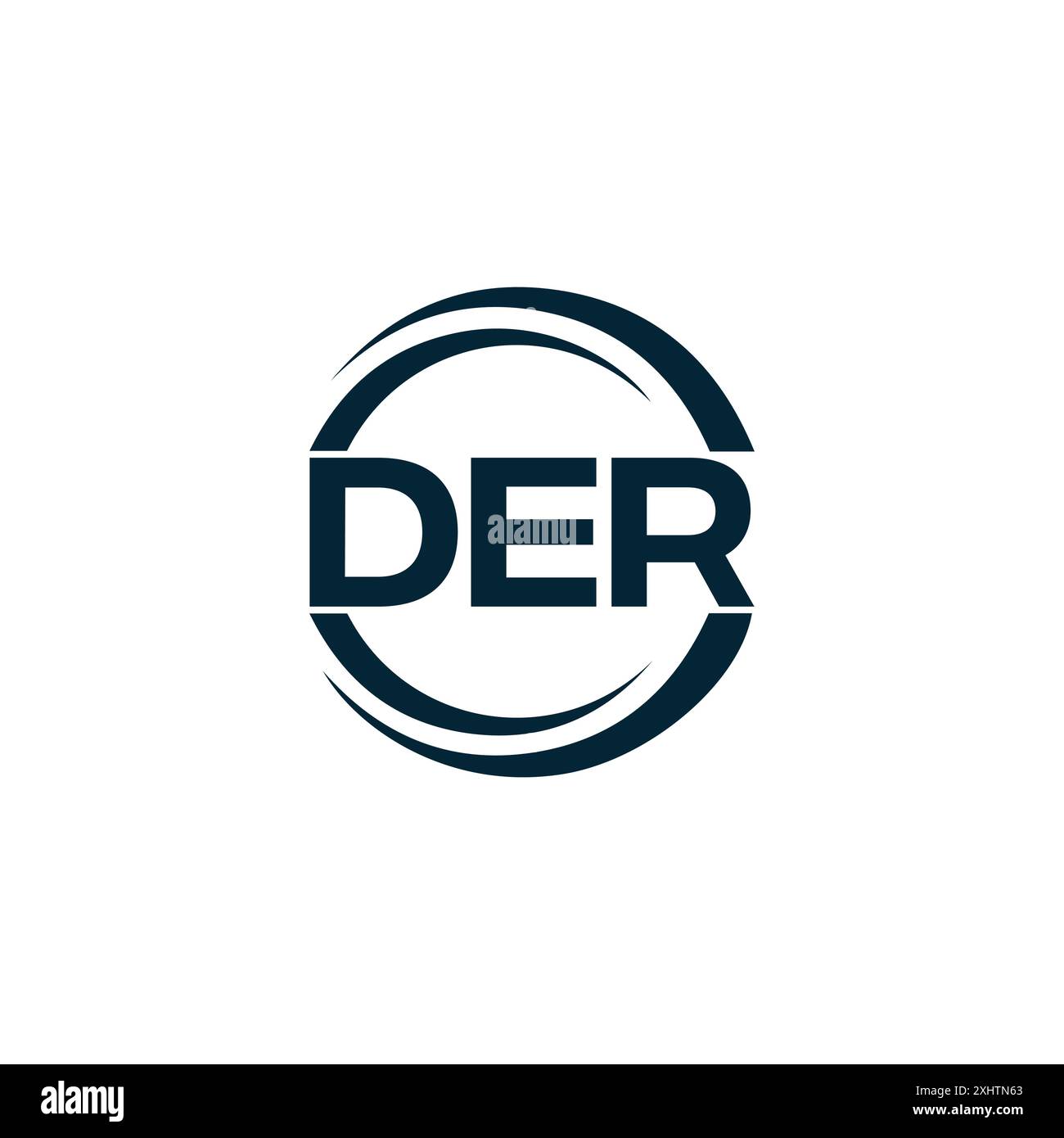 DER logo. D E R design. White DER letter. DER, D E R letter logo design ...