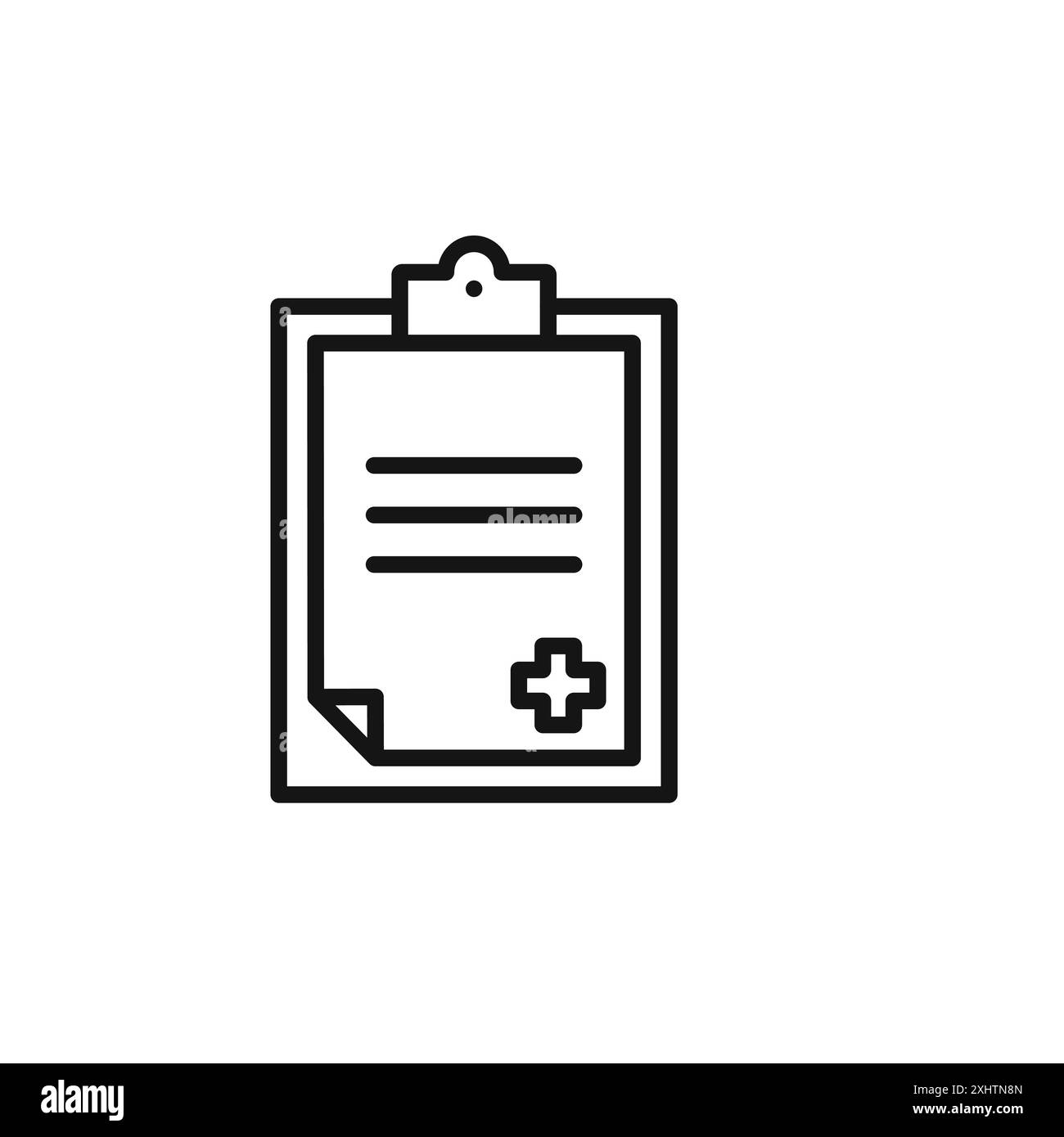 Online medical form icon Black and White Stock Photos & Images - Alamy