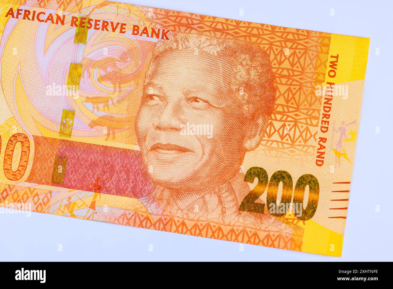 South African African National Bank issues 200 Rand banknotes of Nelson ...