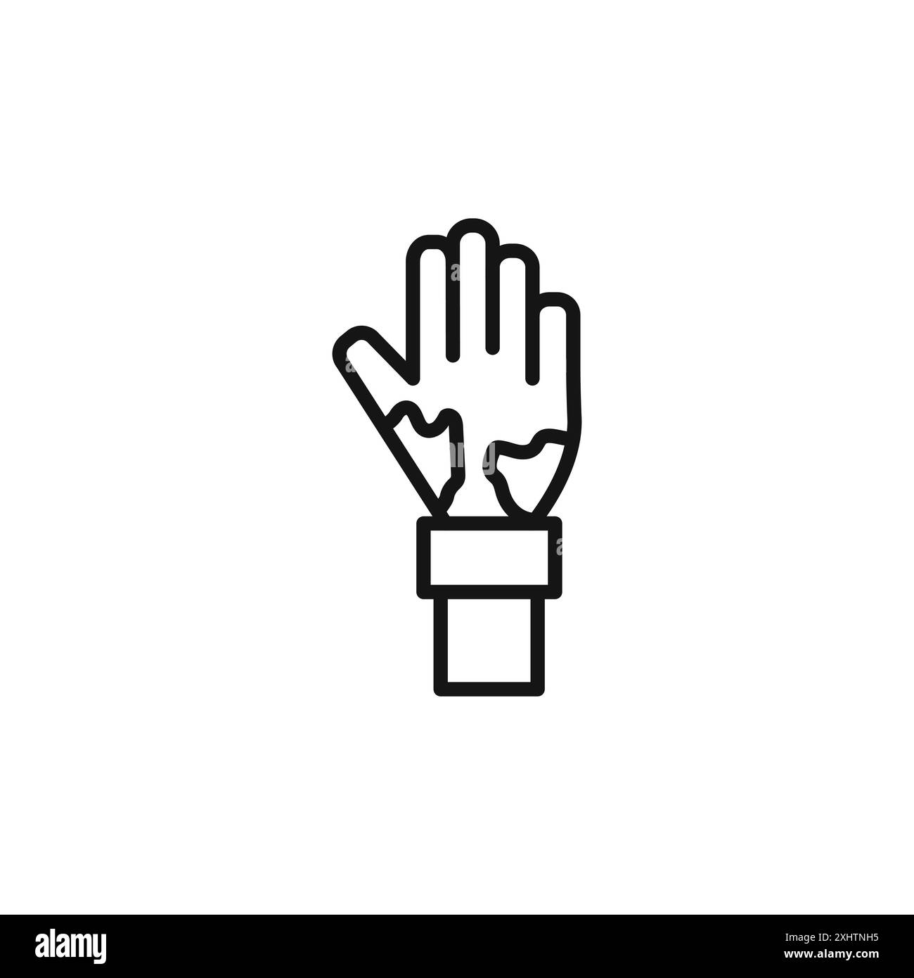 mottled skin icon outline collection or set in black and white Stock ...