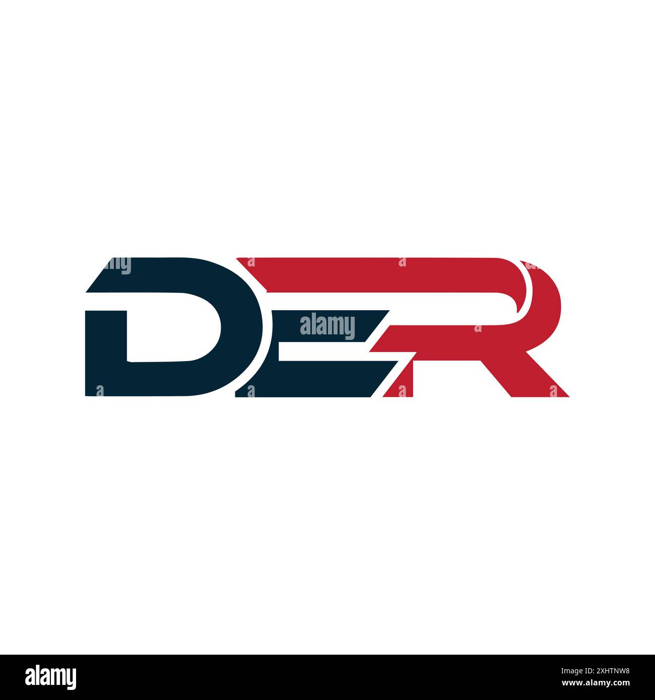 DER logo. D E R design. White DER letter. DER, D E R letter logo design ...